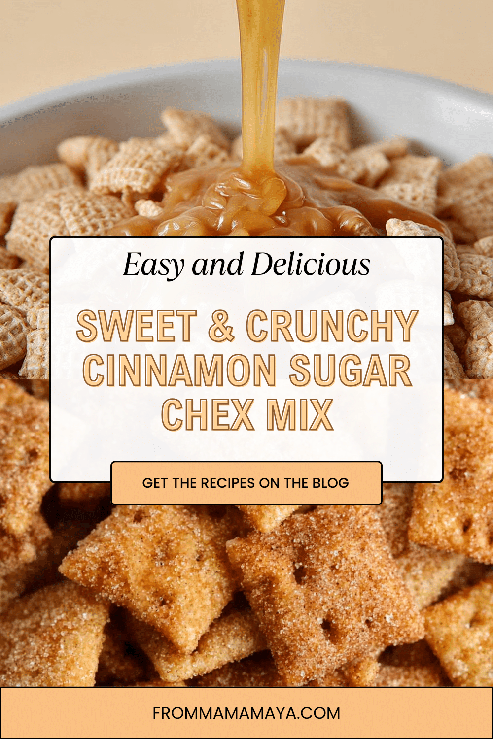 Cinnamon Sugar Chex Mix: Sweet & Crunchy Snack Mix Recipe