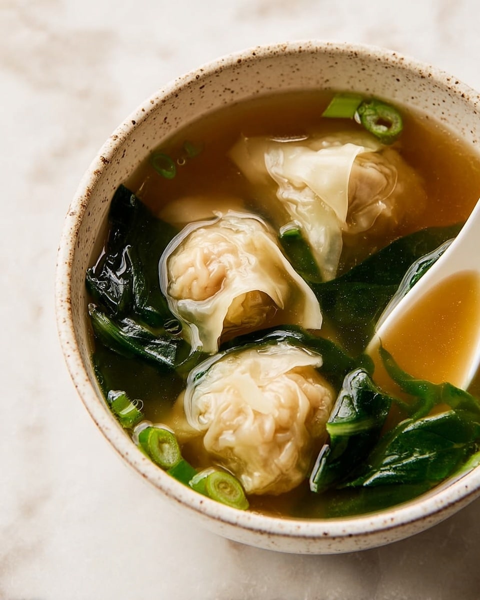 Rice Paper Dumpling Wonton Soup - Delicious & Nourishing